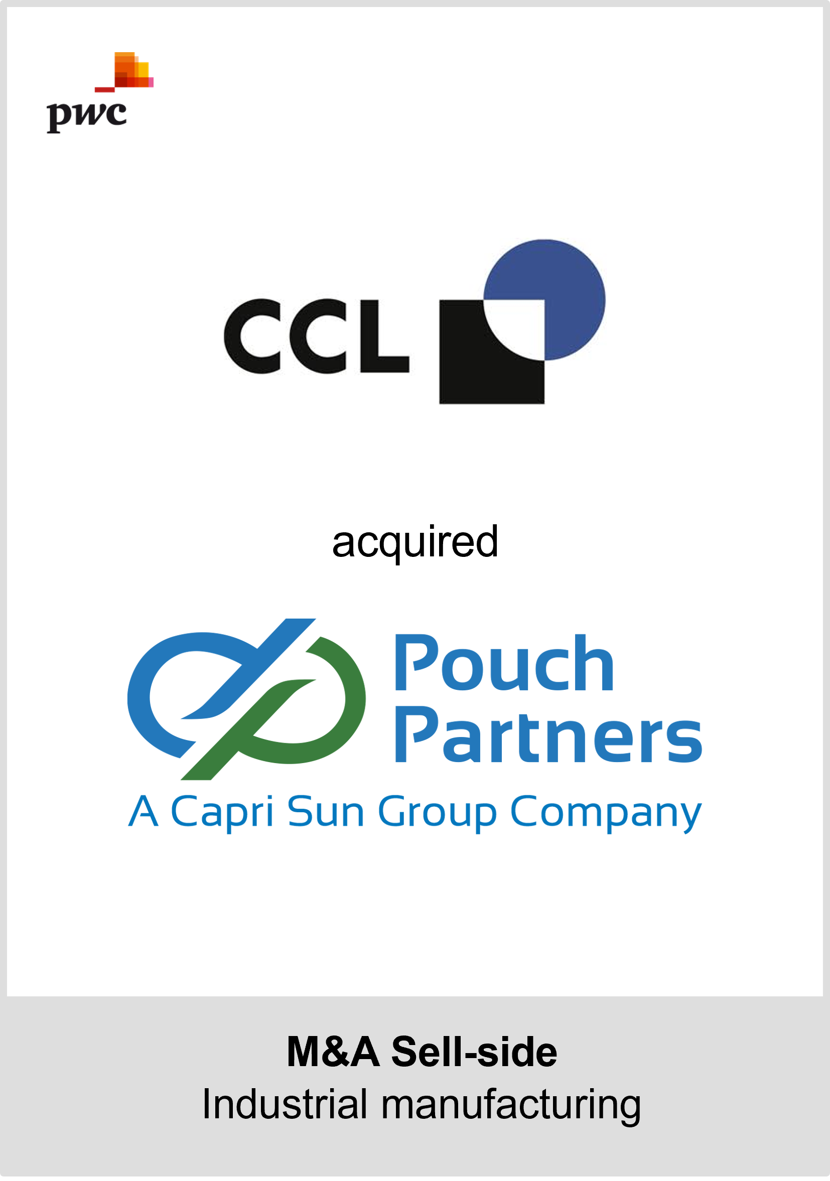 Divestment of Capri Sun Group’s flexible laminates business to CCL ...