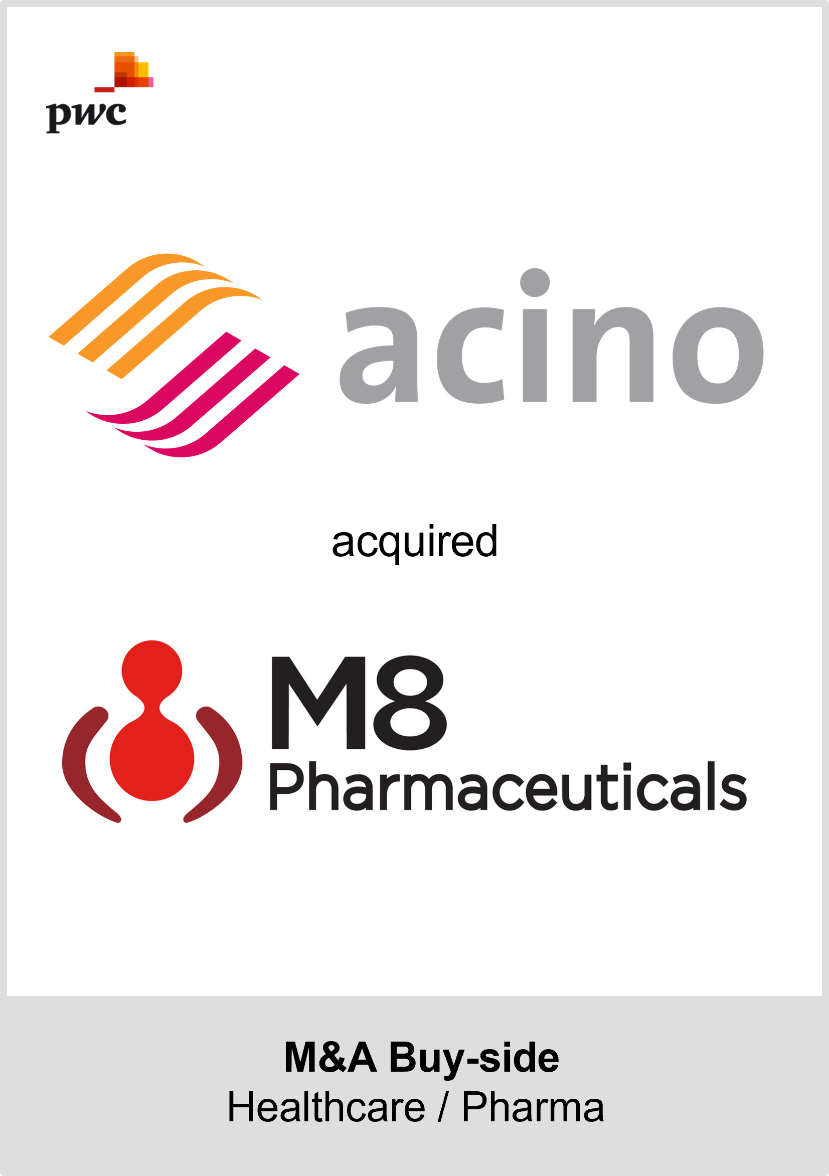 Acino to acquire M8 Pharmaceuticals | PwC Switzerland