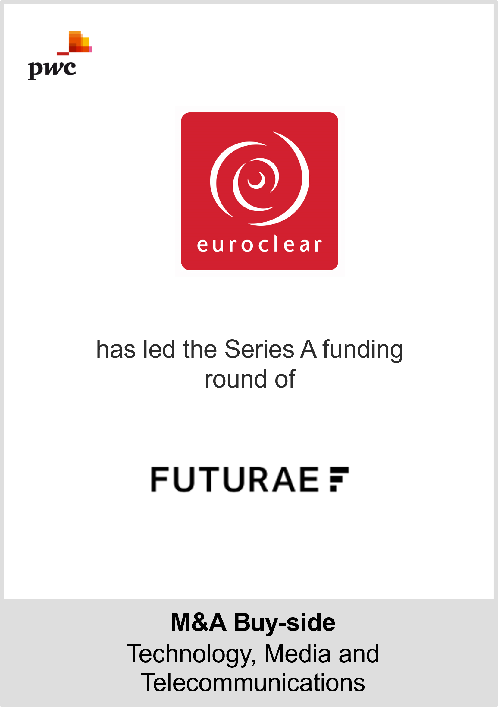 Successful Deals with PwC: Euroclear leading Futurae Technologies ...