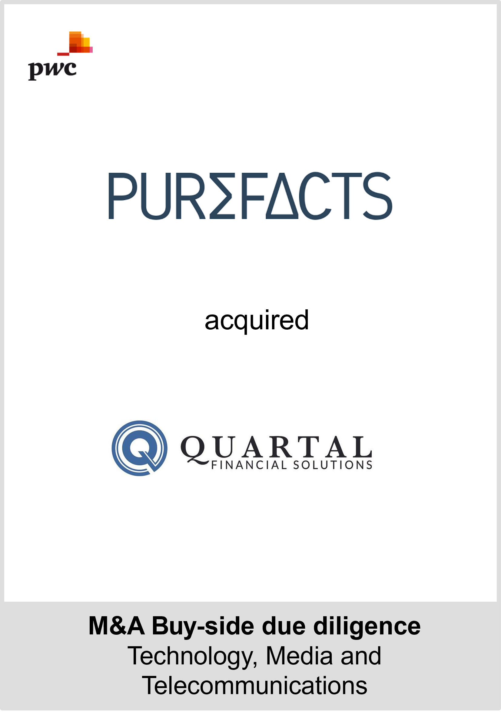 Successful Deals with PwC: Quartal Financial Solutions acquired by ...