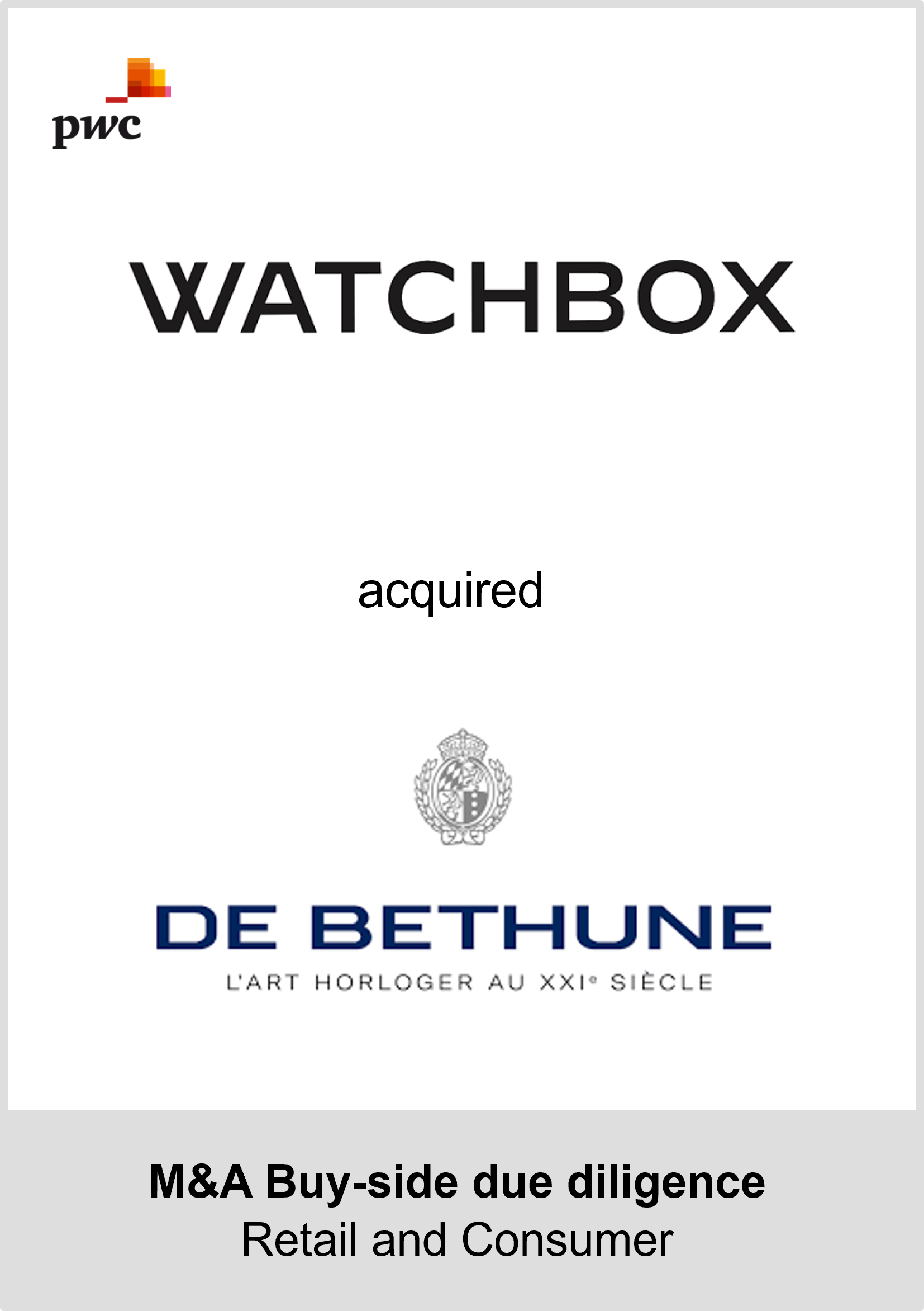 Successful Deals with PwC: WatchBox, the global leader in collectible ...
